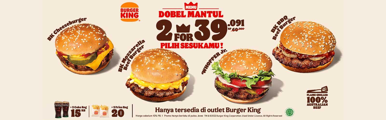 DOUBLE MANTUL - Burger King
